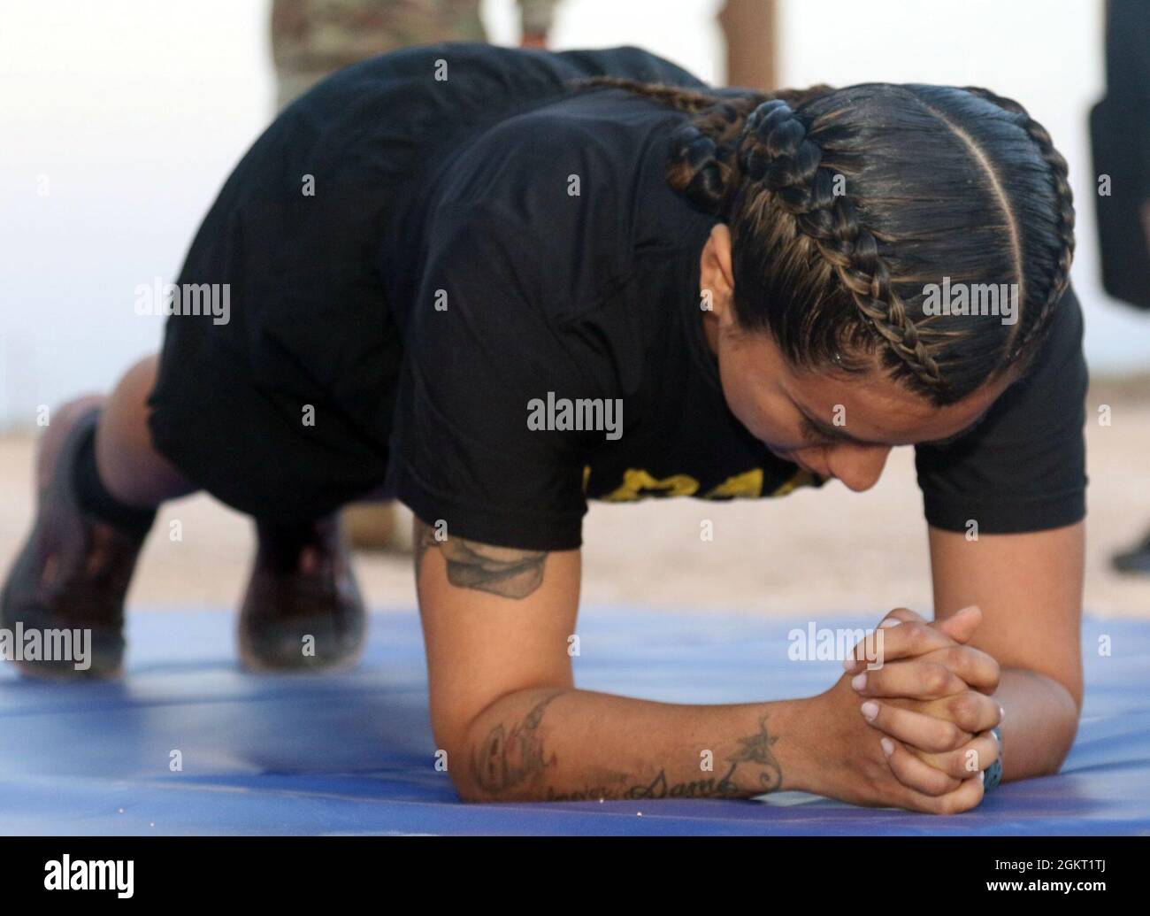 A Soldier assigned to 5th Armored Brigade, First Army Division West ...