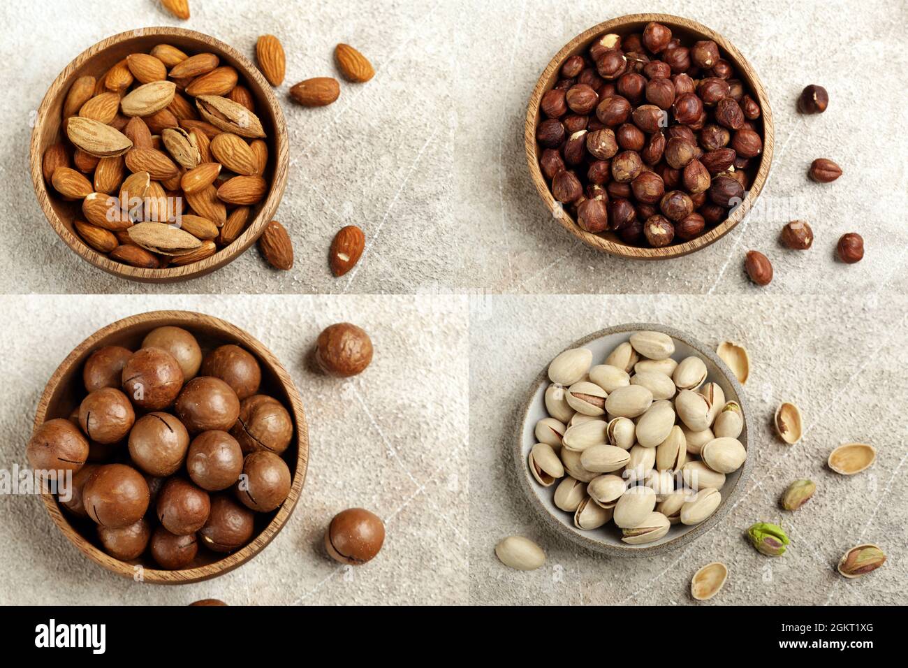 Collage hazelnut hi-res stock photography and images - Alamy