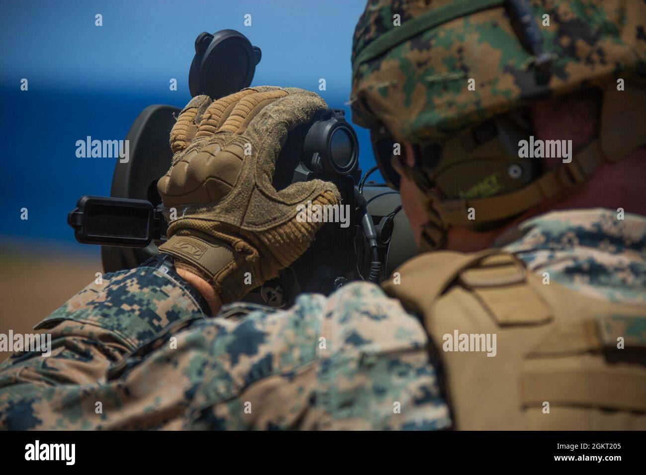 U.S. Marine Corps Cpl. Christian Clark, an infantryman with 1st ...