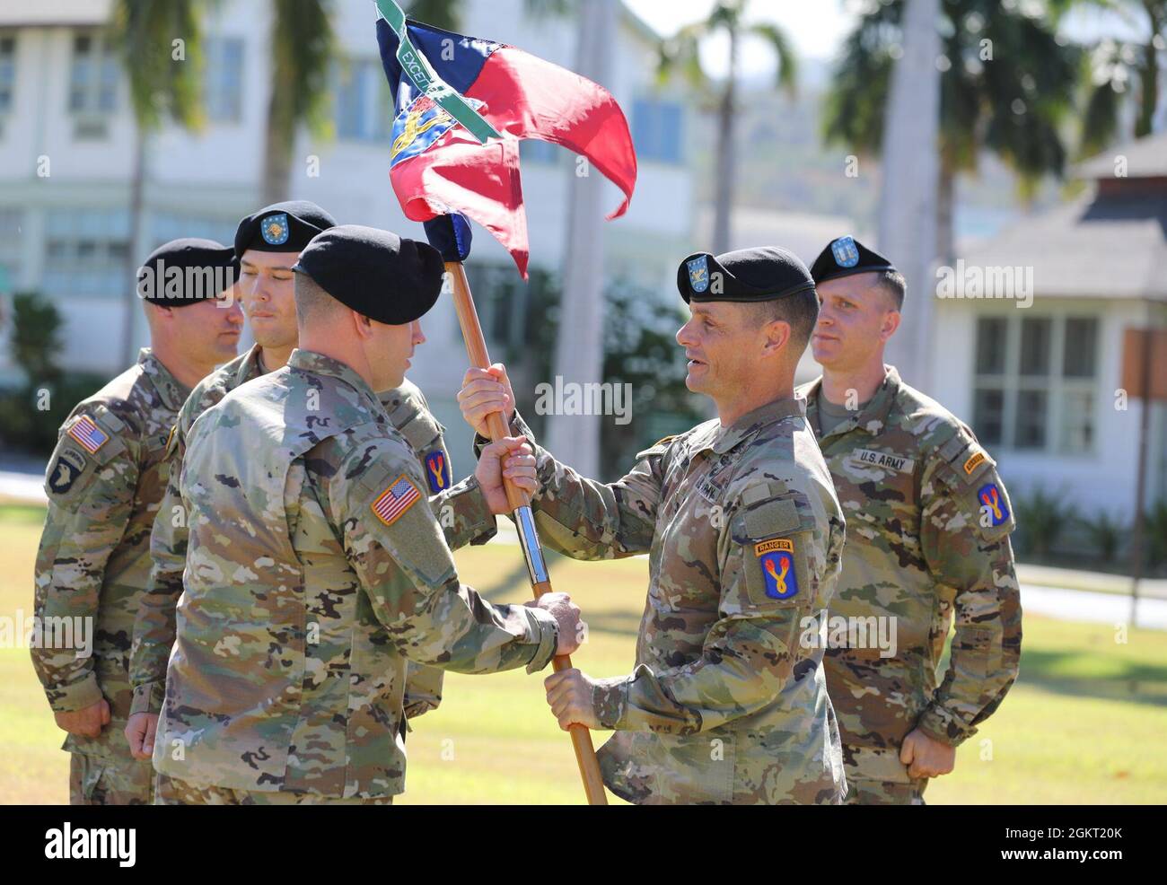 Army Col. Ryan P. O’Connell, Brigade Commander of the 196th Infantry ...