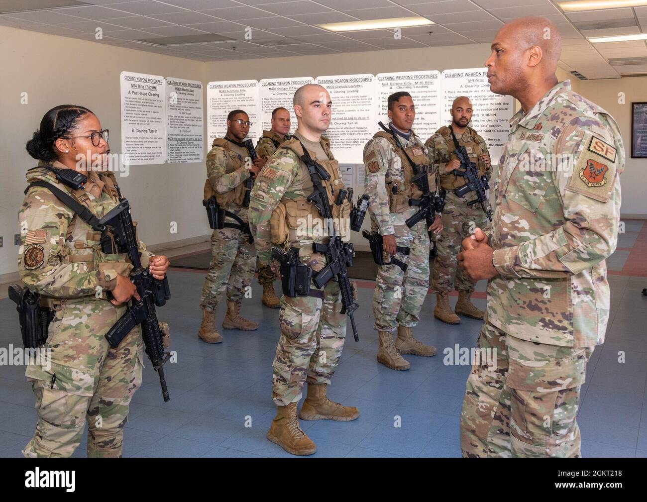 U.S. Air Force Brig. Gen. Roy Collins, director of Security Forces and ...
