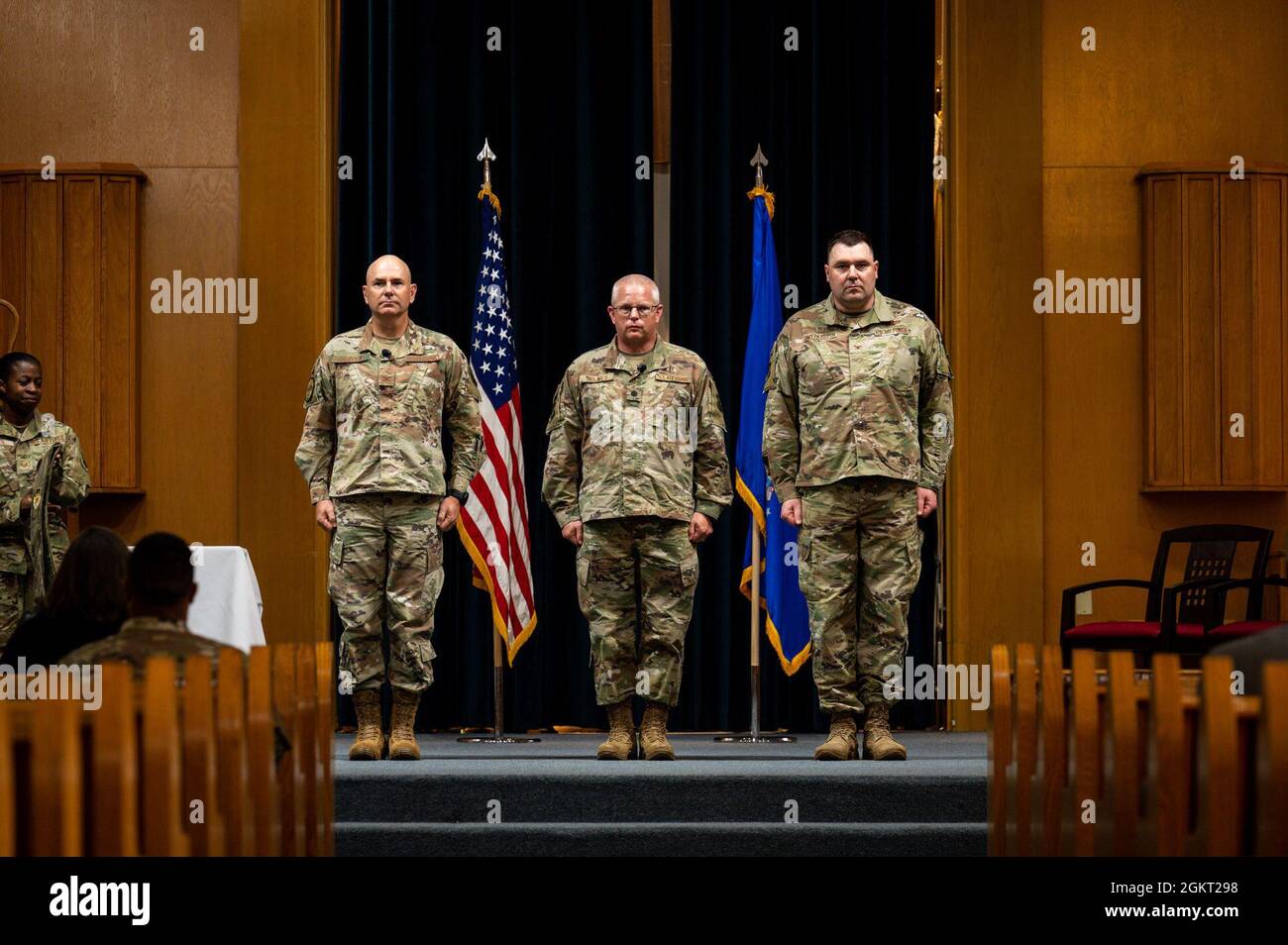 Col. David Kelley, Air Force Global Strike Command command chaplain, Lt ...