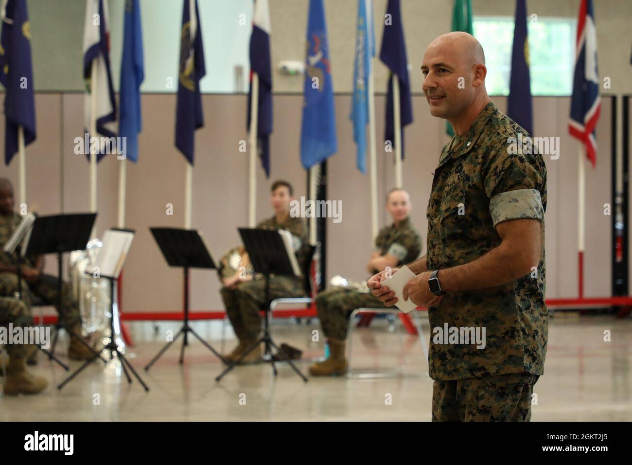 U.S. Marine Corps, Lt. Col. Saleh P. Dagher, incoming Commanding ...