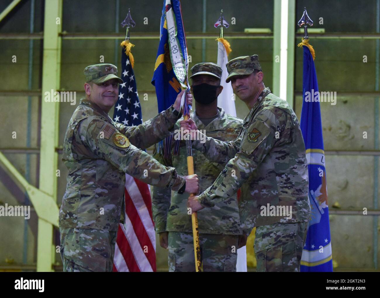 U.S. Air Force Col. Jesse J. Friedel, 35th Fighter Wing commander ...