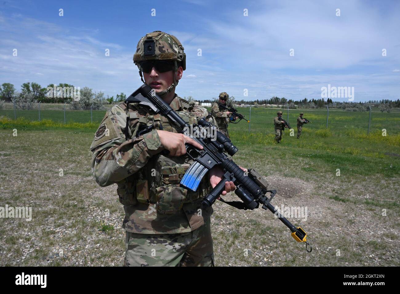 U.S. Air Force Airman 1st Class Nicholas Sundby, of the 219th Security ...