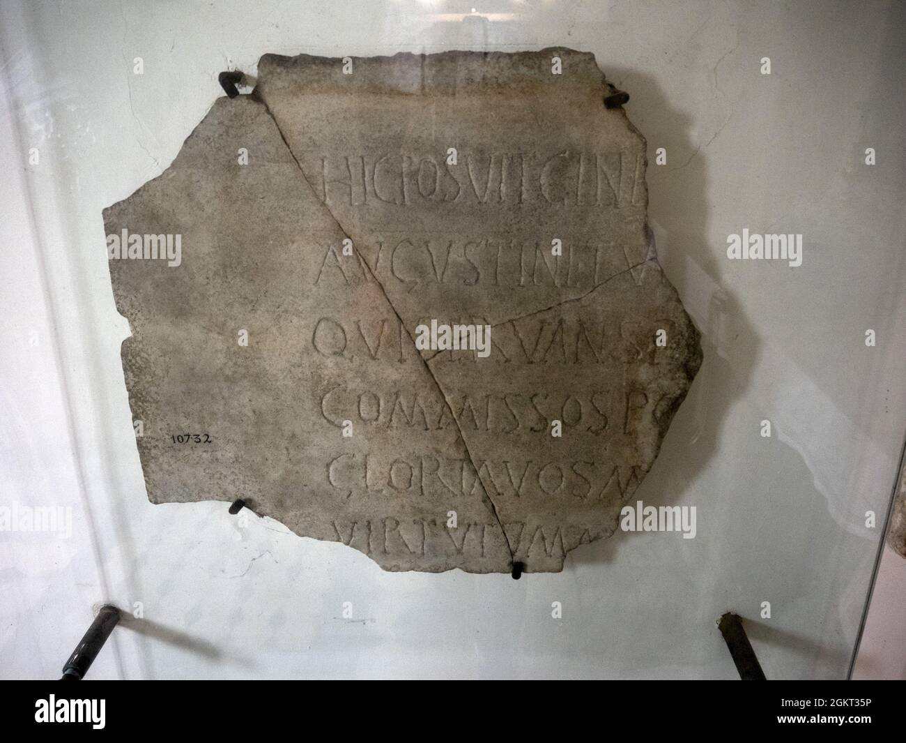 Saint Monica mother of Augustine holy inscription inside Church in ...