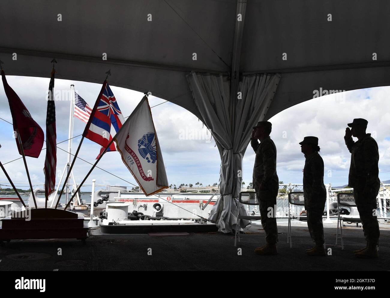 Lt. Col. Jered Little, outgoing commander of Public Health Activity ...