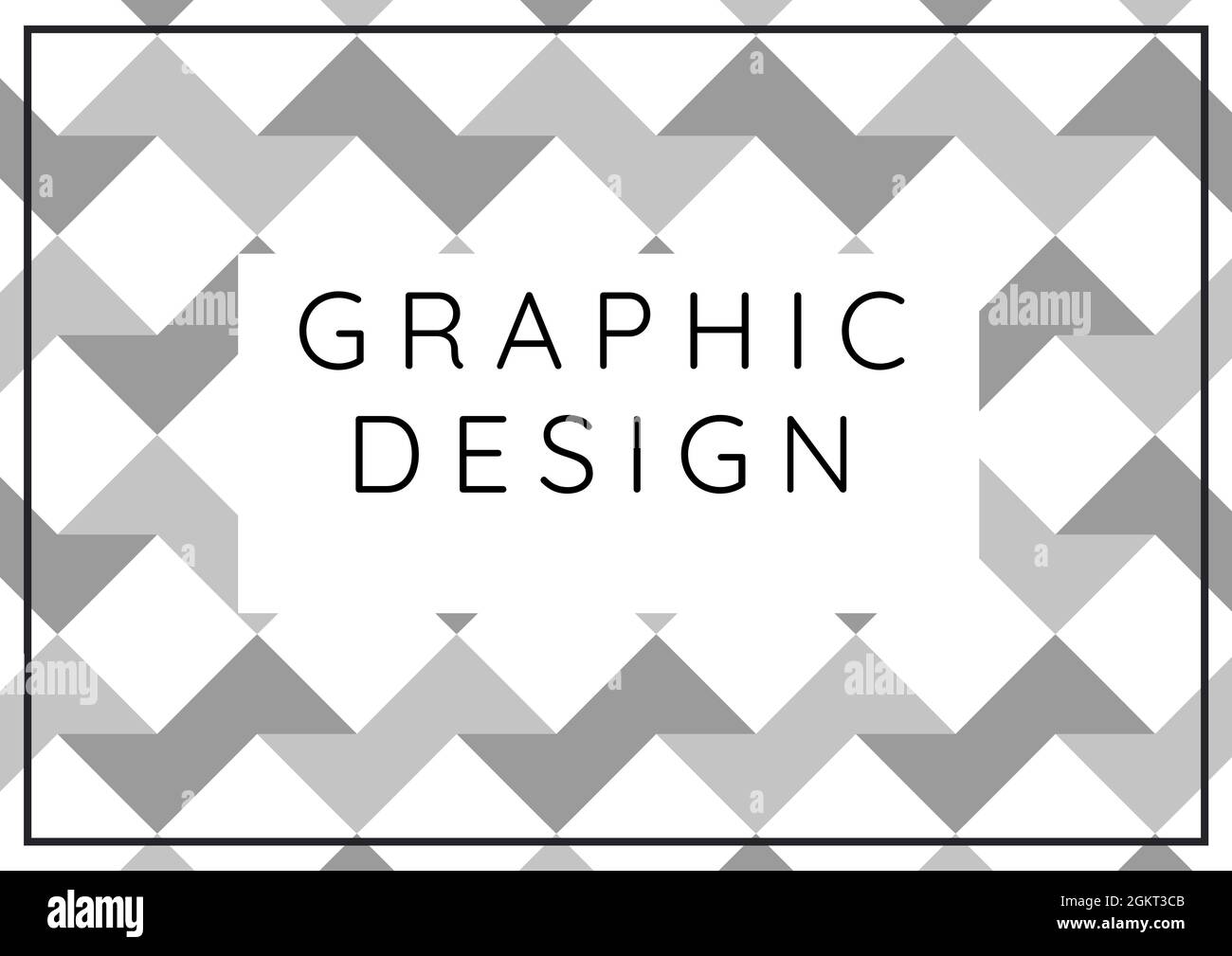 Digitally generated image of graphic design text against chevron ...