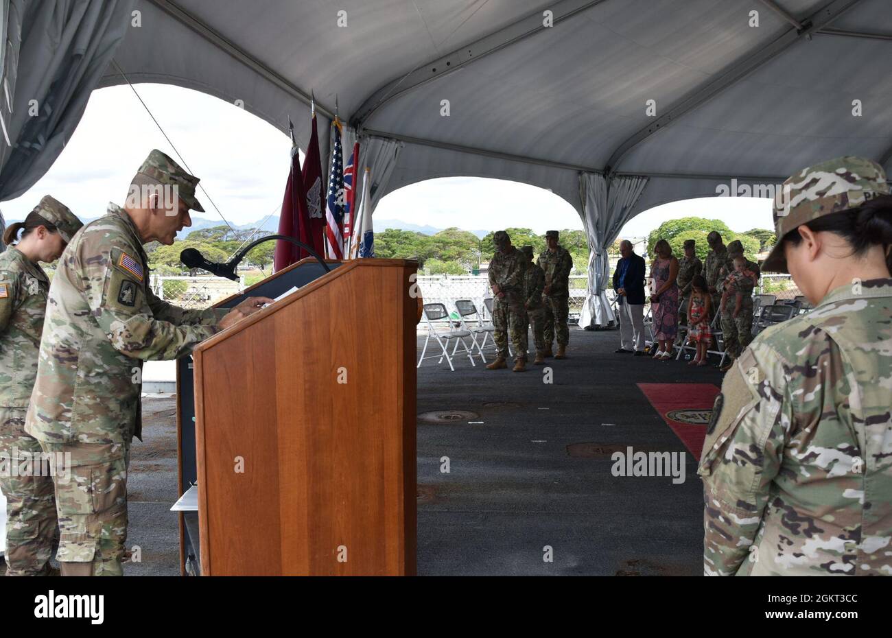 Chaplain (Lt. Col.) Gabriel Mizerani of the 18th Medical Command ...