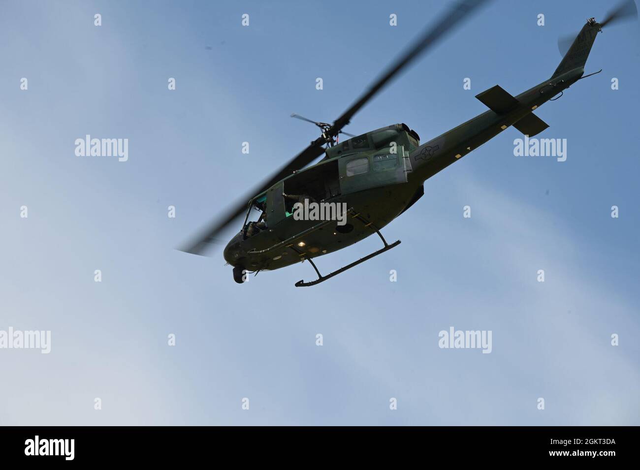 U.S. Air Force members of the 54th Helicopter Squadron Capt. Haley ...