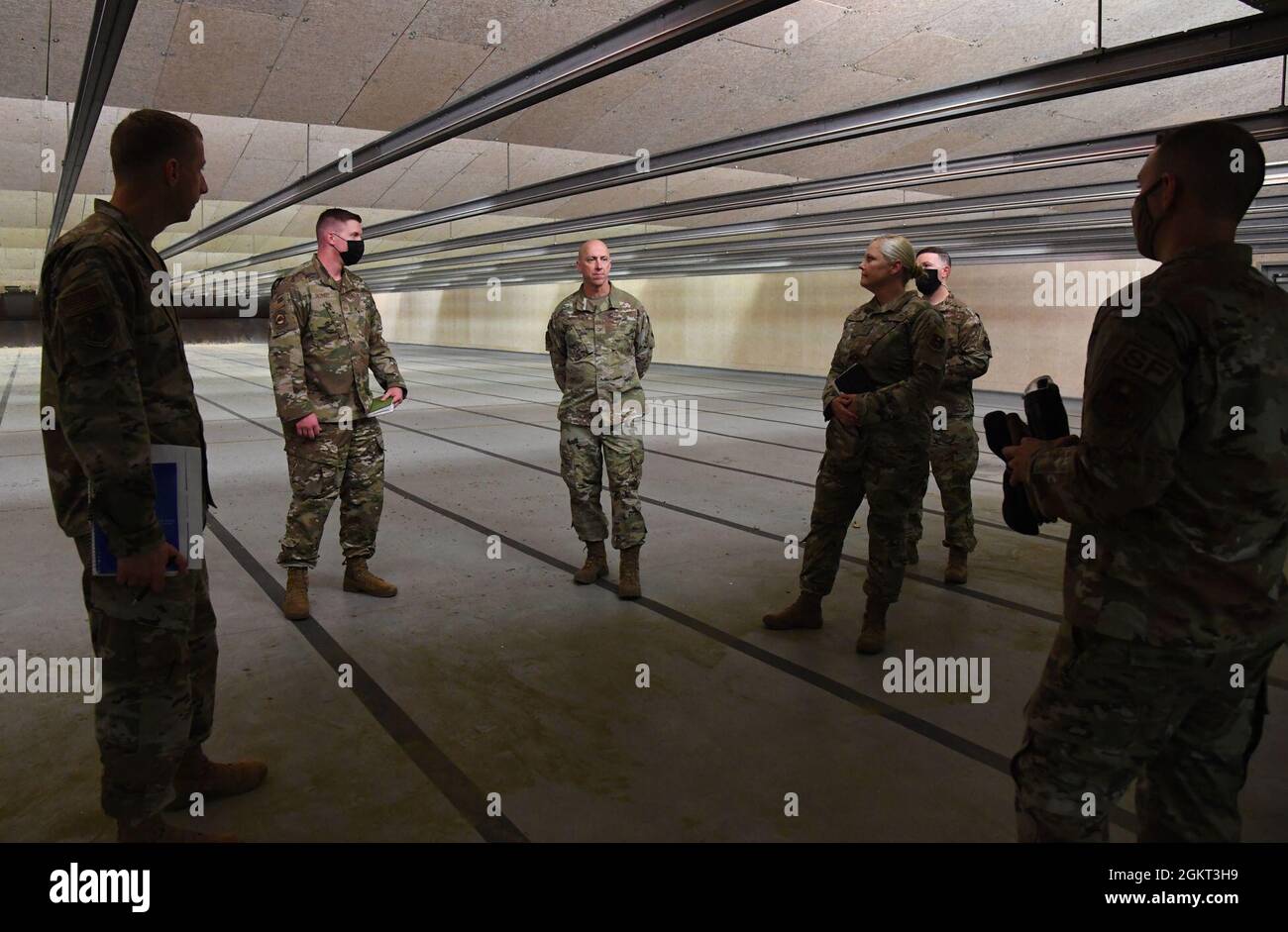 U.S. Air Force Col. William Hunter, 81st Training Wing commander, tours ...