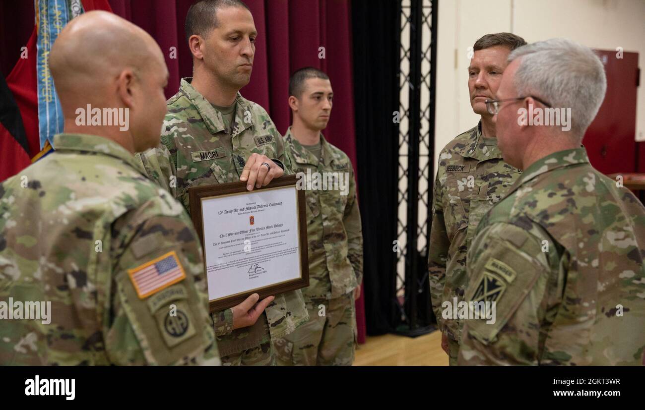 Command Sgt. Maj. Giancarlo Macri, command sergeant major of the 10th ...