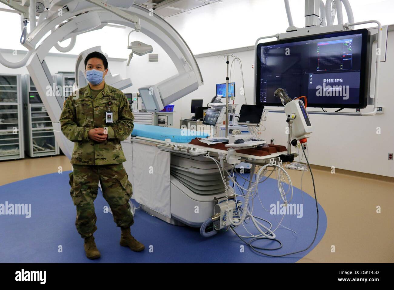 Hybrid Cath-Lab, 2nd Floor, Hospital. Two cardiac catheterization ...