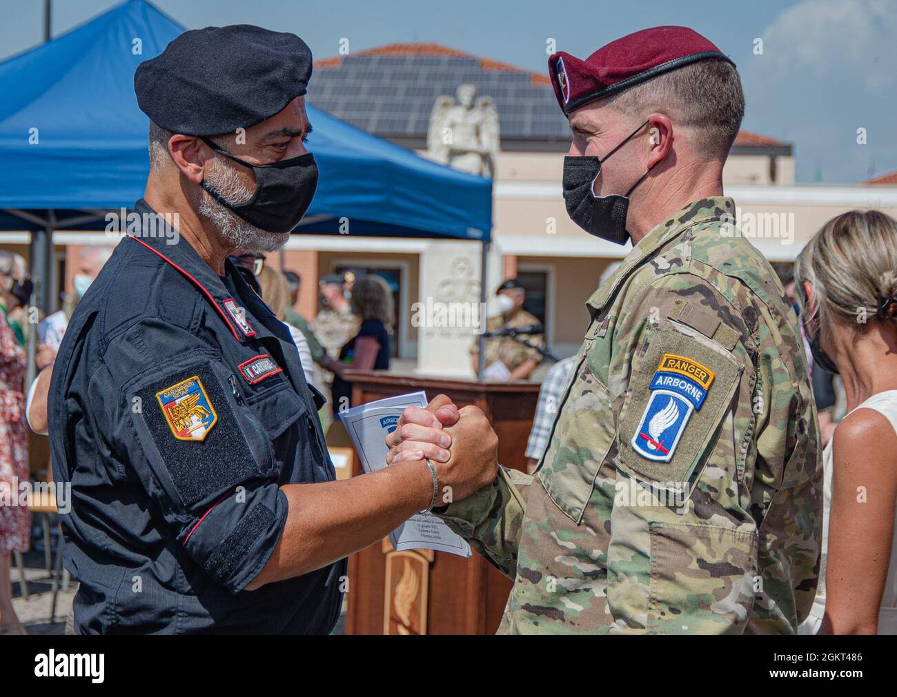 U.S. Army Col. Kenneth J. Burgess outgoing commander of the 173rd ...