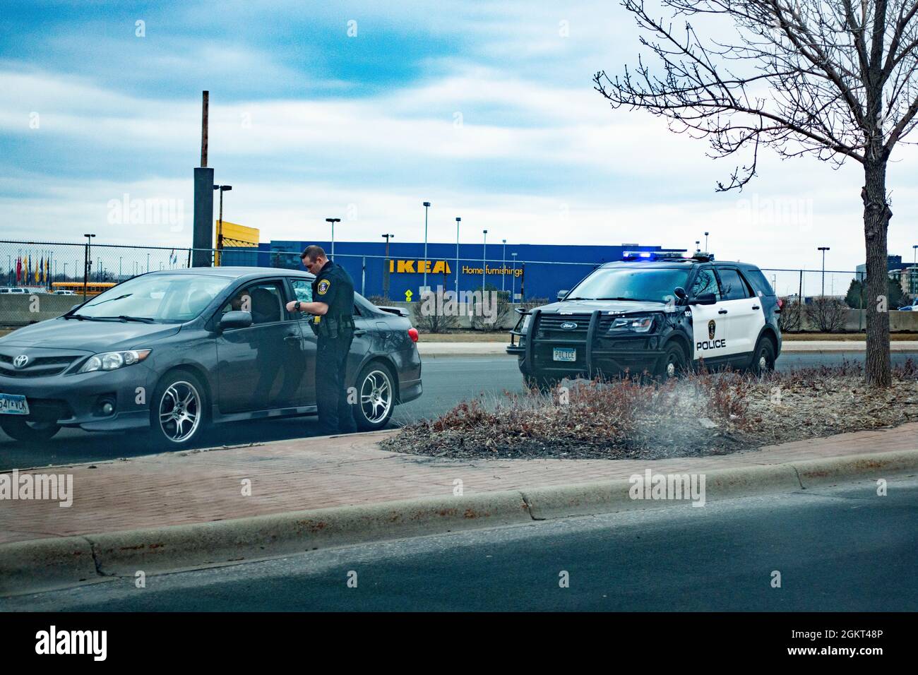 Police stop speeding driver hi-res stock photography and images - Alamy