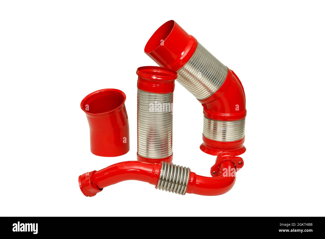 exhaust pipe vehicle spare parts Stock Photo - Alamy