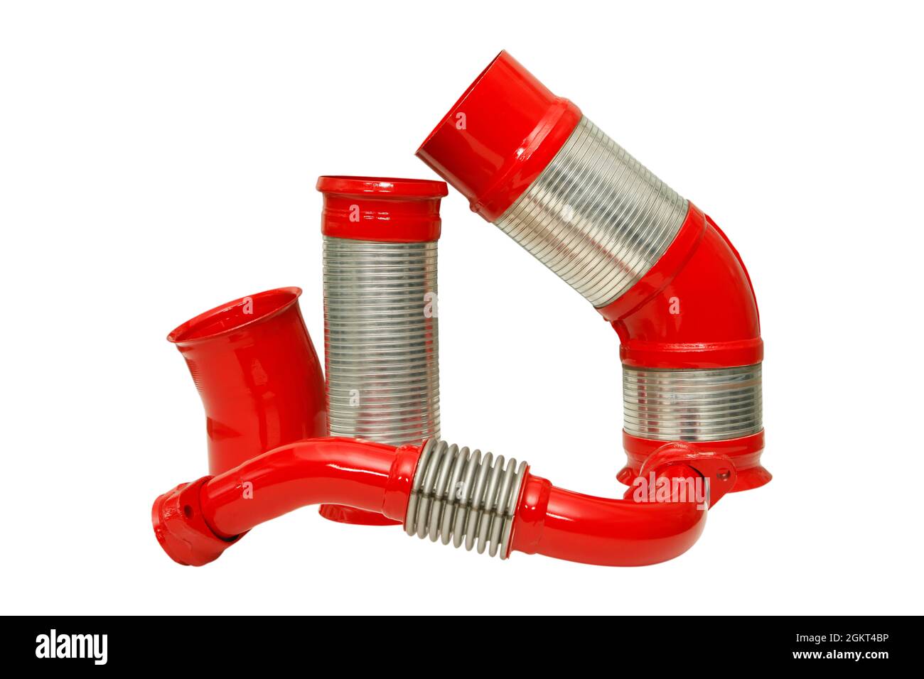 exhaust pipe vehicle spare parts Stock Photo - Alamy