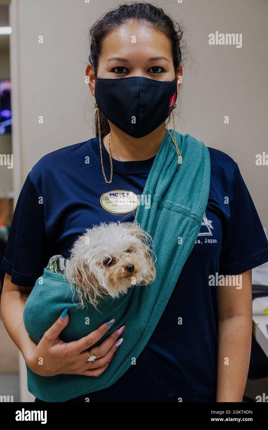 Cerise Nakaima O'Conner, left, a Single Marine Program (SMP ...