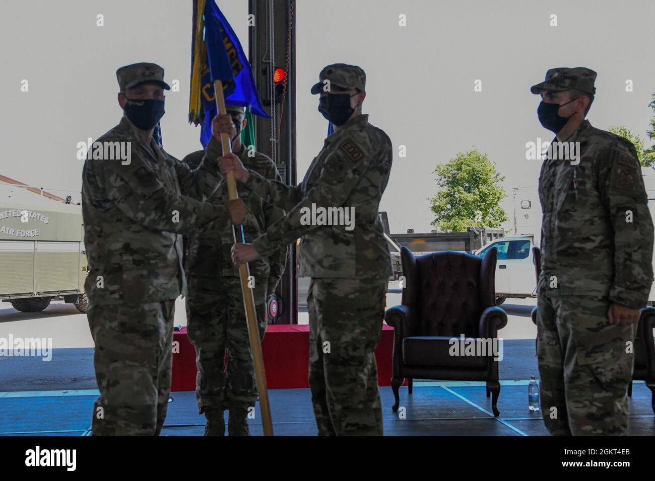 U.S. Air Force Col. Christopher M. Busque, 31st Mission Support Group ...