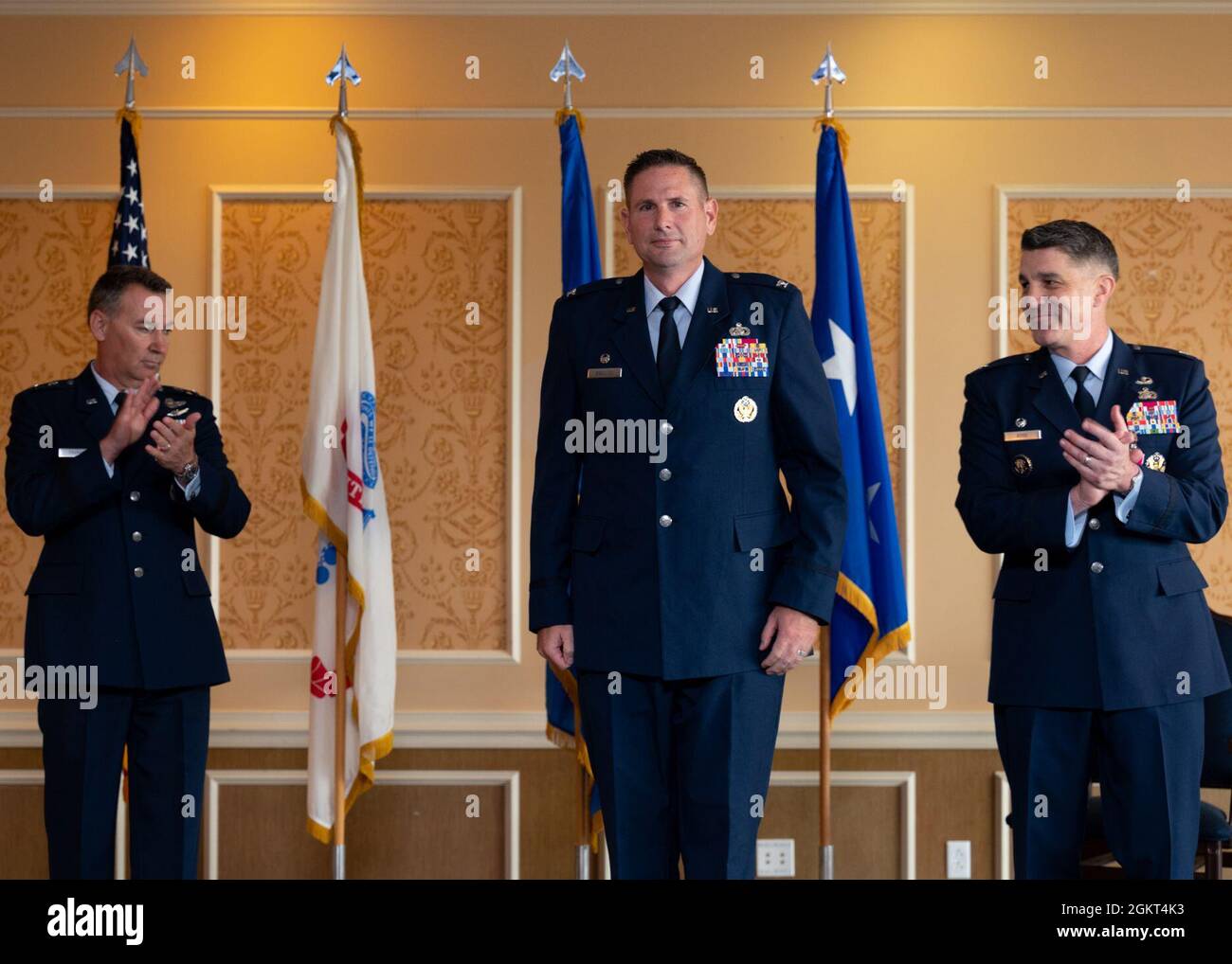 U.S. Air Force Maj. Gen. Chad P. Franks, 15th Air Force commander, and ...