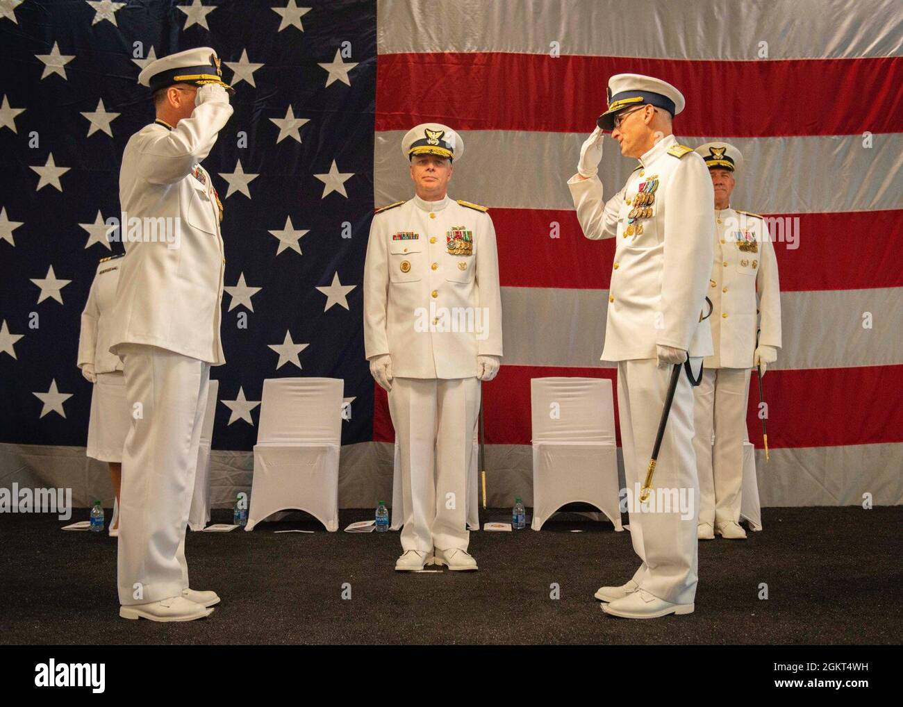 The Coast Guard 8th District personnel held a change-of-command ...