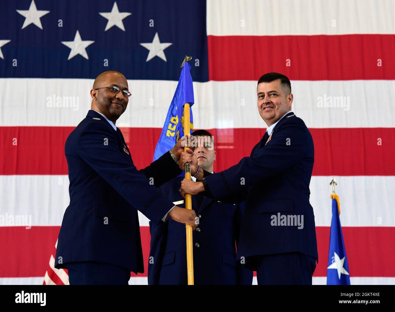 The newly appointed 350th Spectrum Warfare Group commander Col. David ...