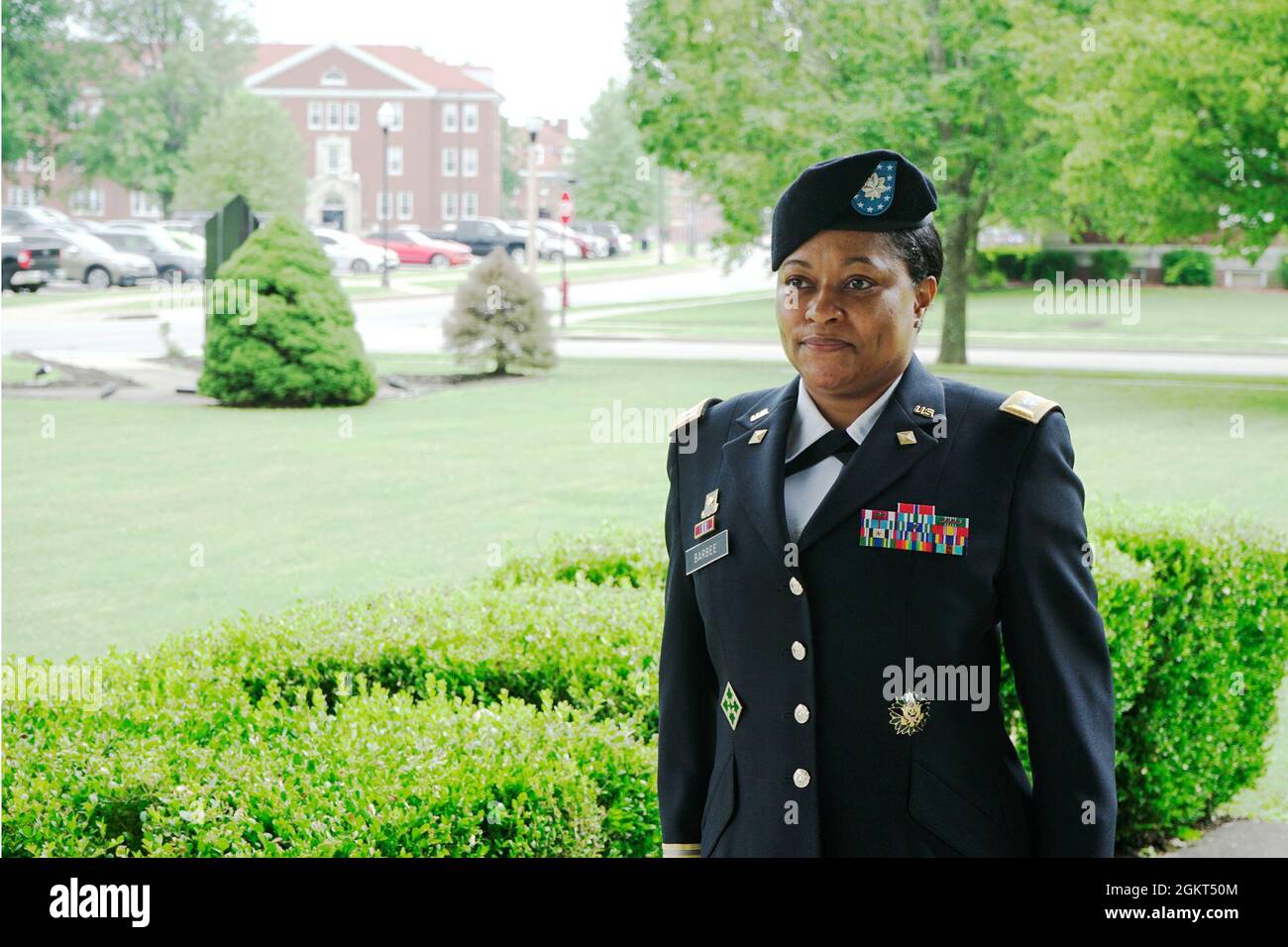 Lt. Col. Michelle Barbee, assistant chief of staff, G8, 1st Theater ...