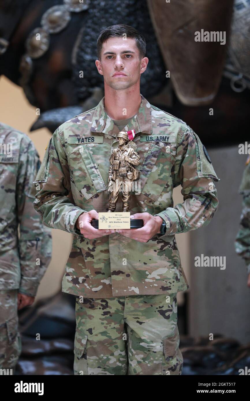 III Corps and Fort Hood host a ceremony to announce Sgt. Hunter Wilson ...