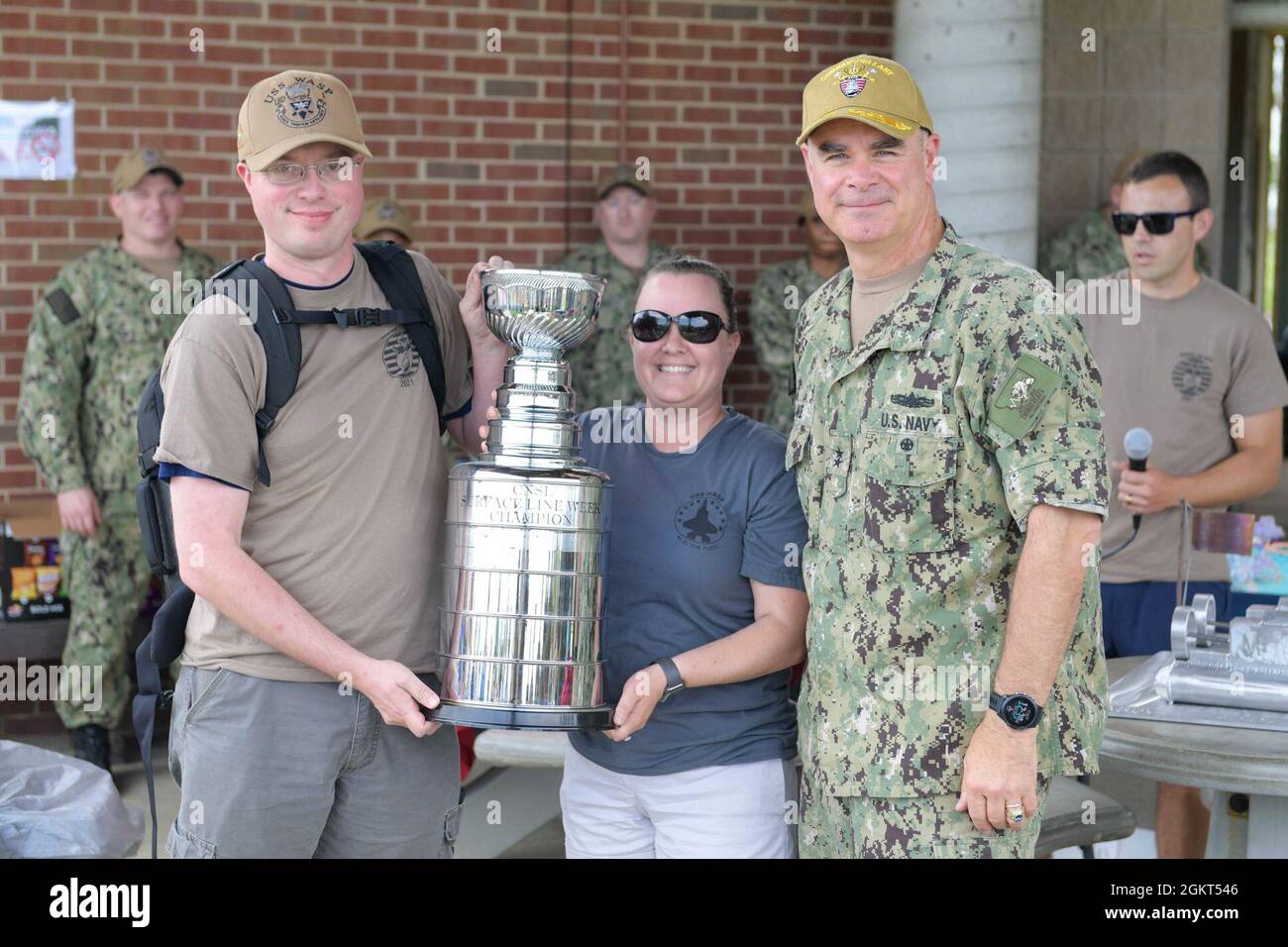 NAVAL STATION NORFOLK (June 25, 2021) Rear Adm. Brendan McLane, the ...