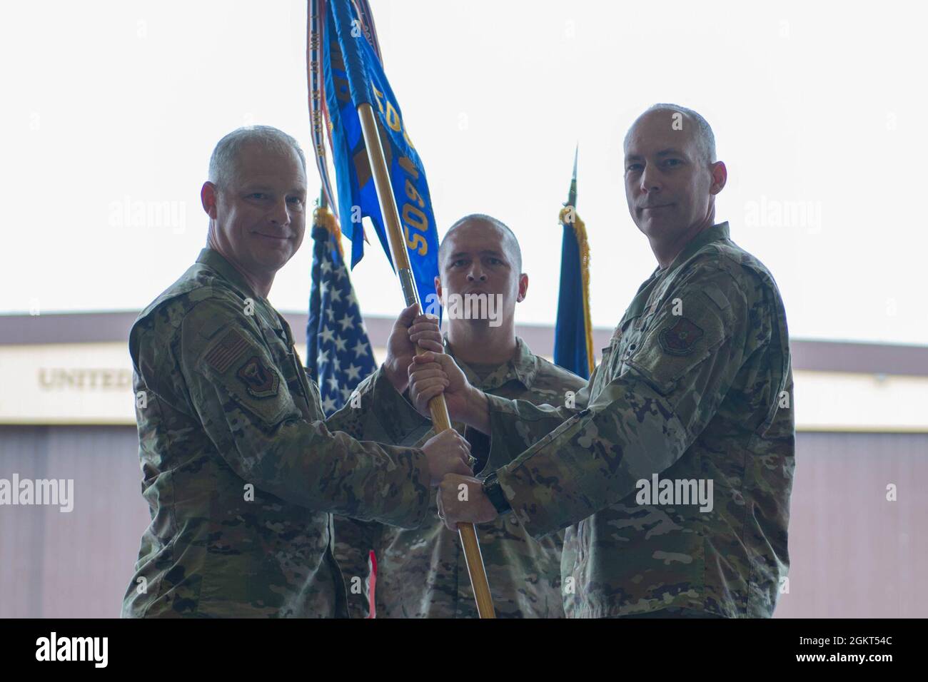 U.S. Air Force Col. Christopher Callis, outgoing 509th Mission Support ...