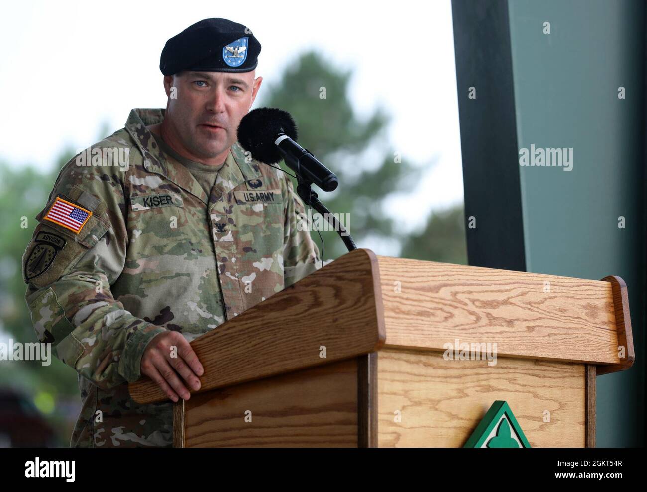 Col. Andrew Kiser, commander of 2nd Stryker Brigade Combat Team, 4th ...