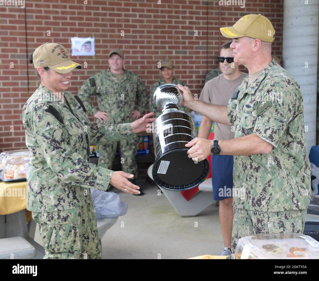 NAVAL STATION NORFOLK (June 25, 2021) Rear Adm. Brendan McLane, the ...