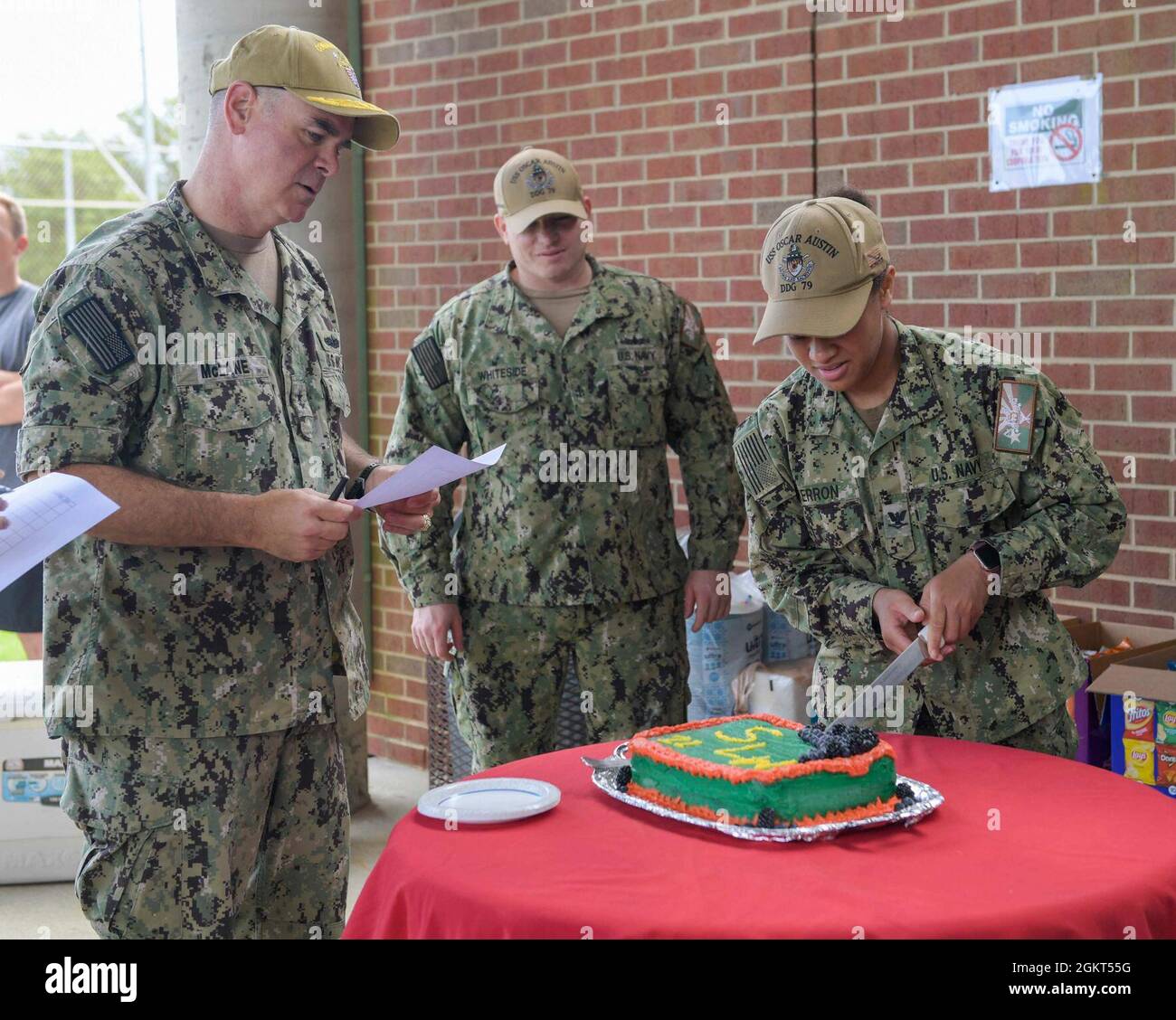NAVAL STATION NORFOLK (June 25, 2021) Rear Adm. Brendan McLane, the ...
