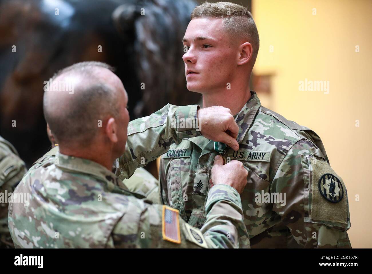 III Corps and Fort Hood host a ceremony to announce Sgt. Hunter Wilson ...