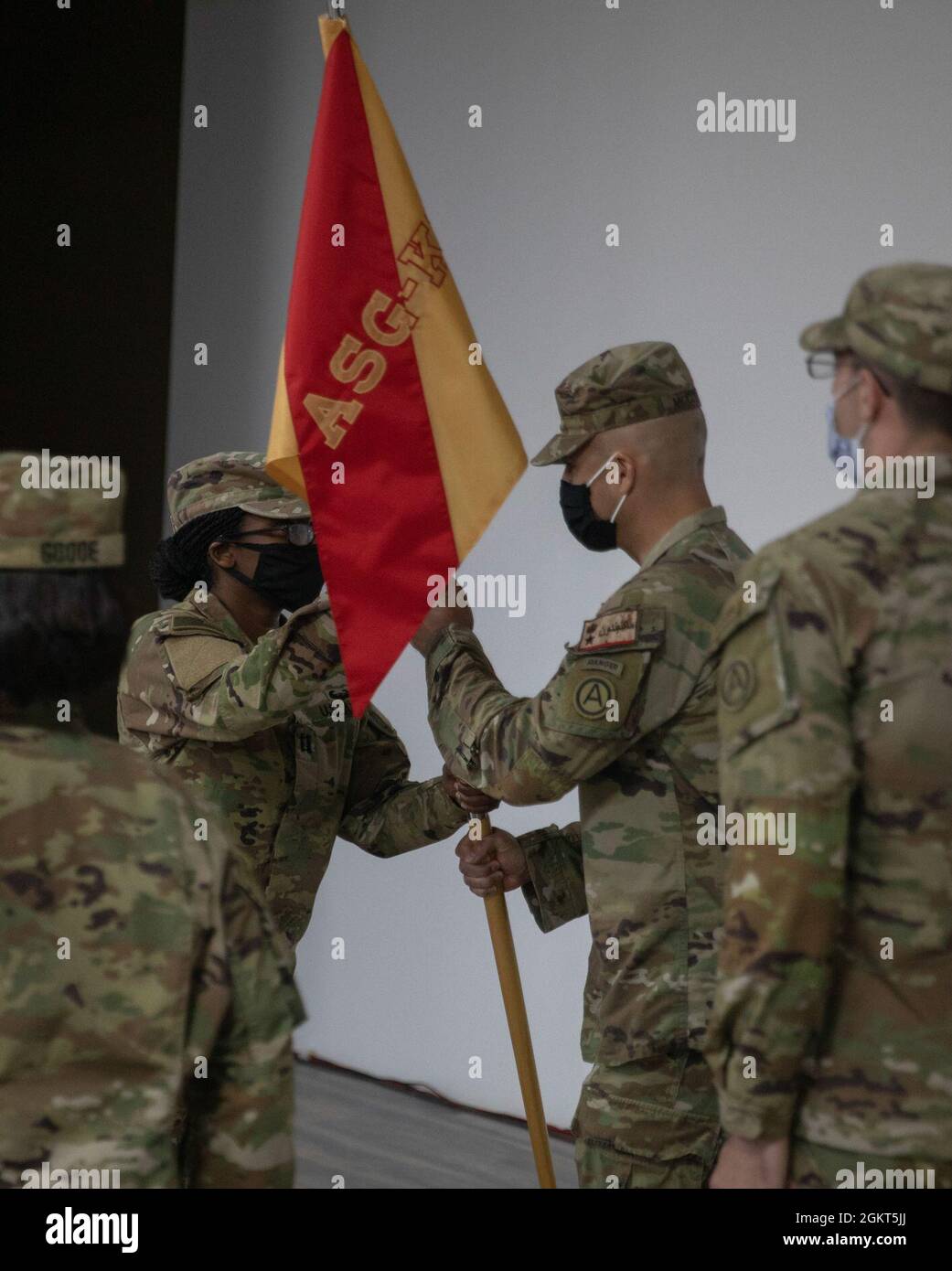 Lt. Col. Randy L. McClendon, commander of Base Support Battalion, Area Support Group - Kuwait ...