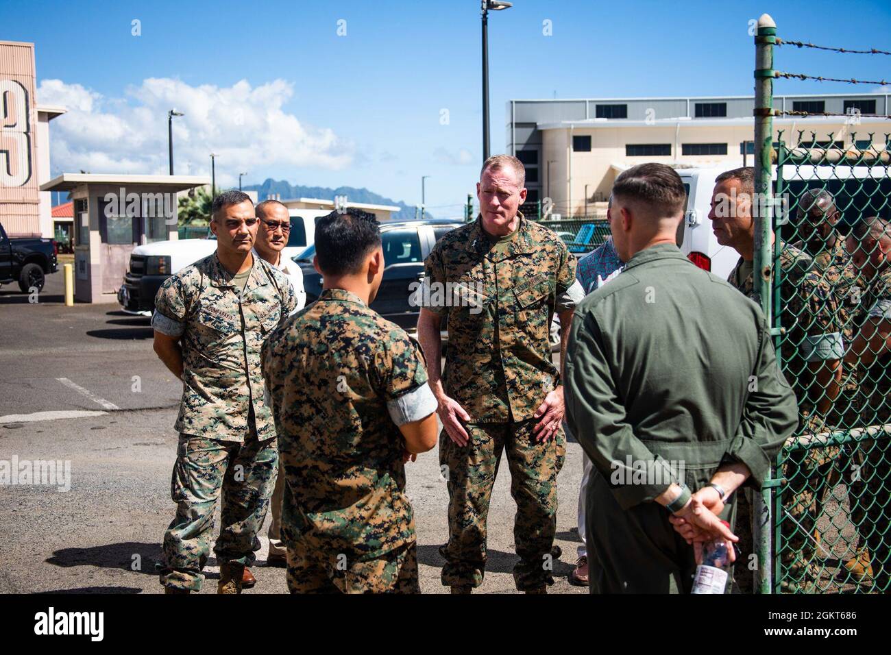 U.S. Marine Corps Maj. Gen. Edward Banta, commander of Marine Corps ...
