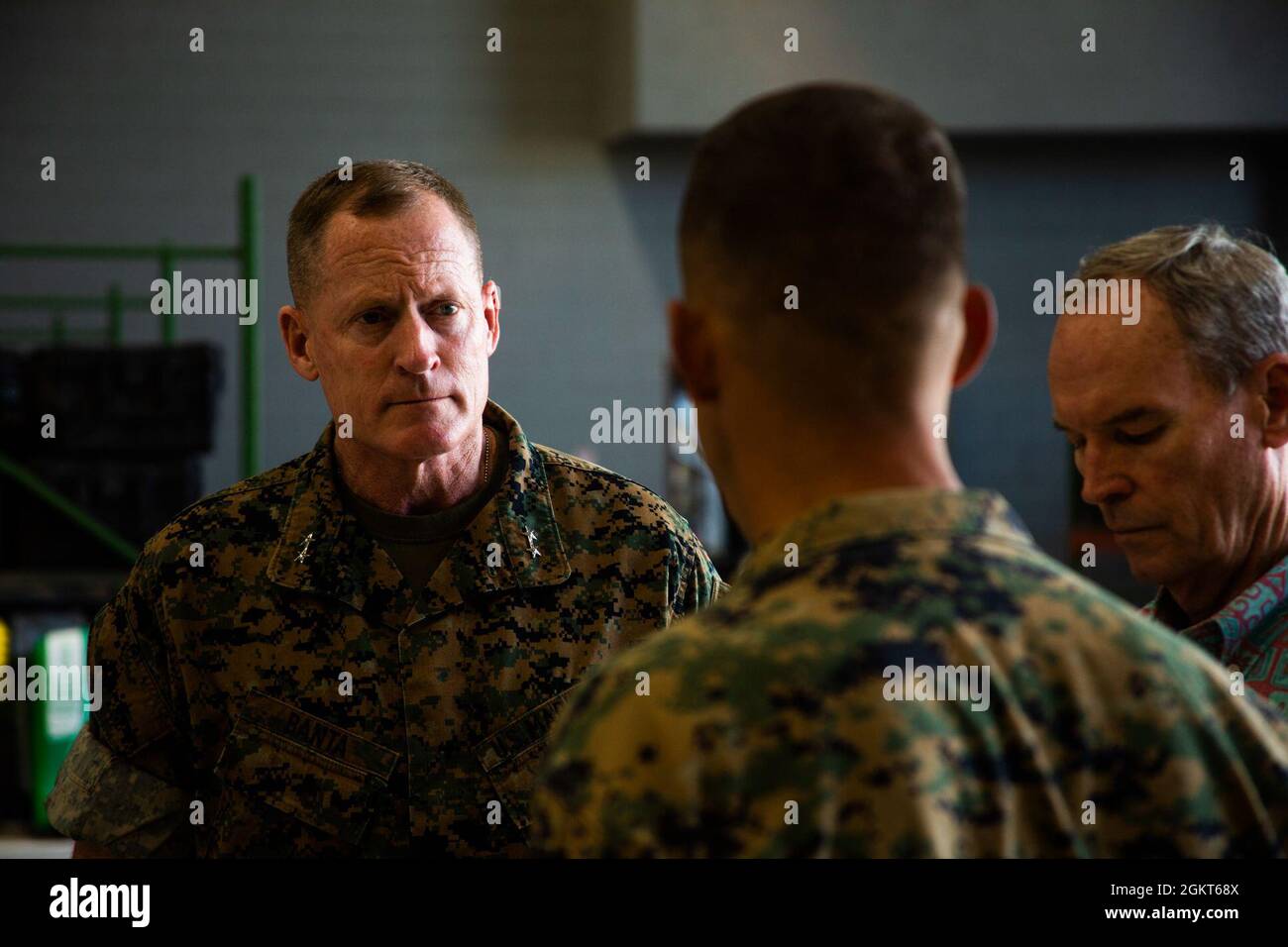 U.S. Marine Corps Maj. Gen. Edward Banta, commander of Marine Corps ...