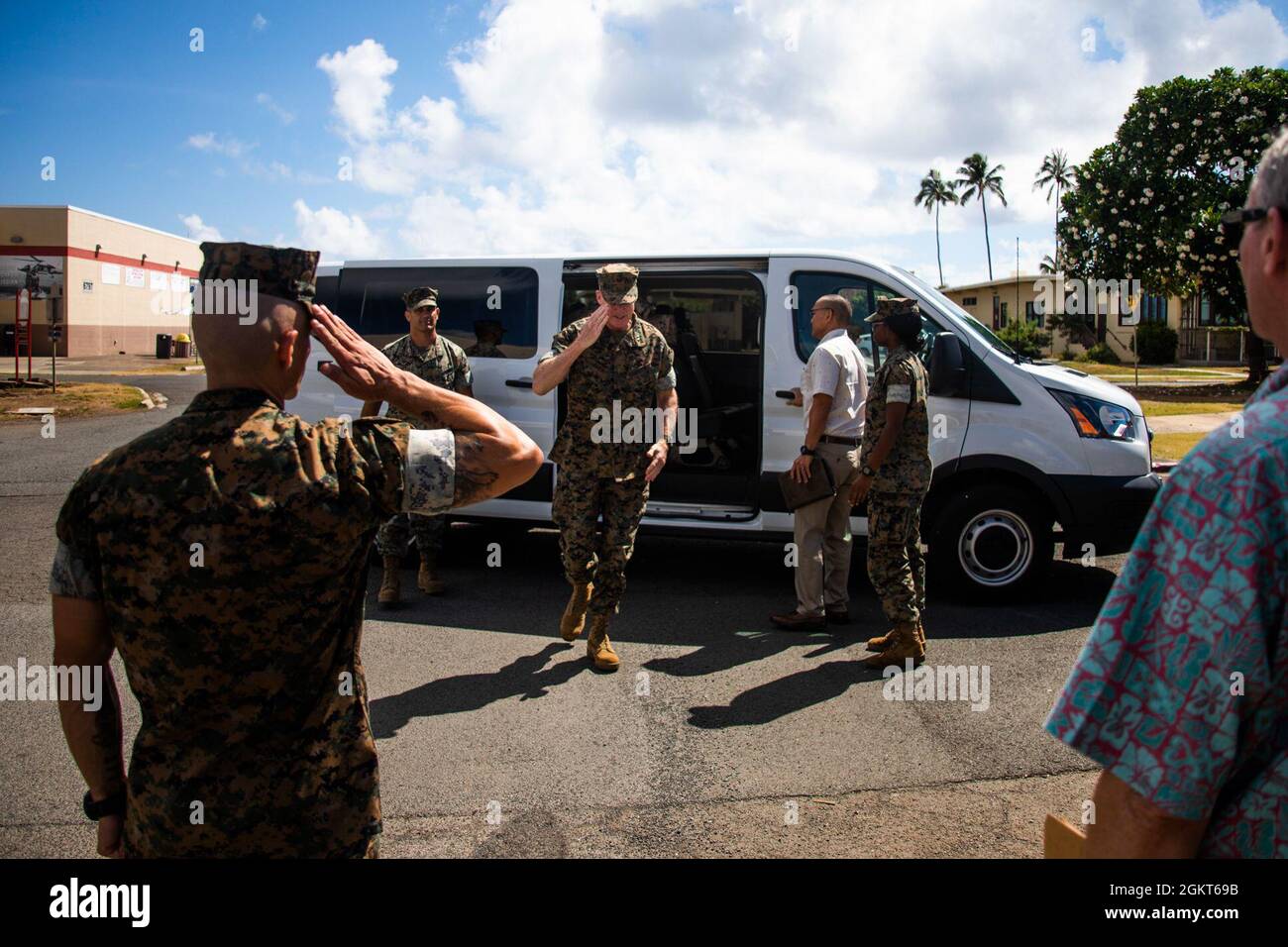 U.S. Marine Corps Maj. Gen. Edward Banta, commander of Marine Corps ...