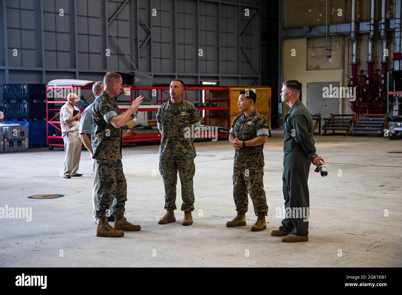 U.S. Marine Corps Maj. Gen. Edward Banta, commander of Marine Corps ...