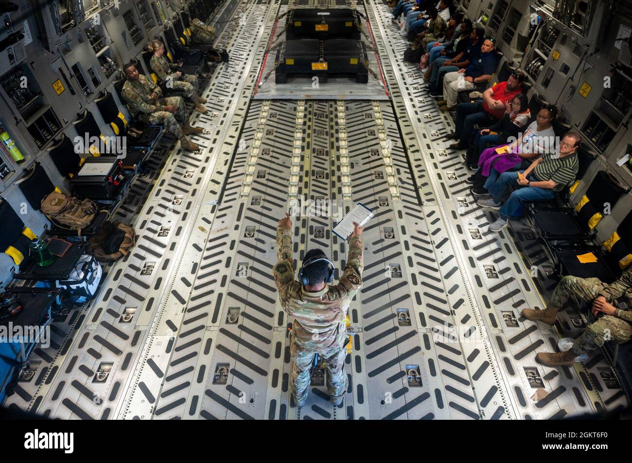 U.S. Air Force Airman 1st Class Isaiah Johnson, 16th Airlift Squadron C ...