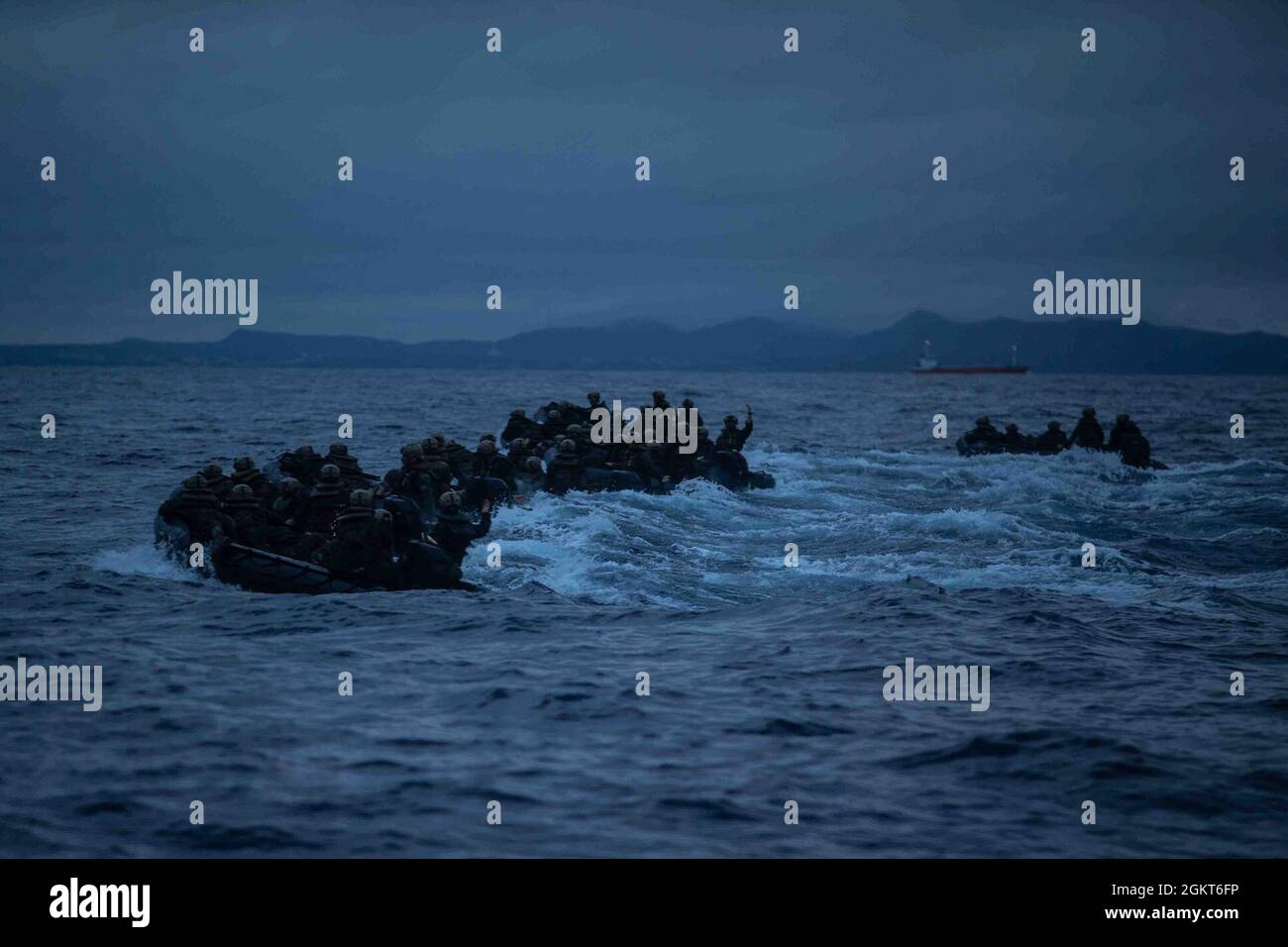 U.S. Marines with Battalion Landing Team 3/5, 31st Marine Expeditionary ...