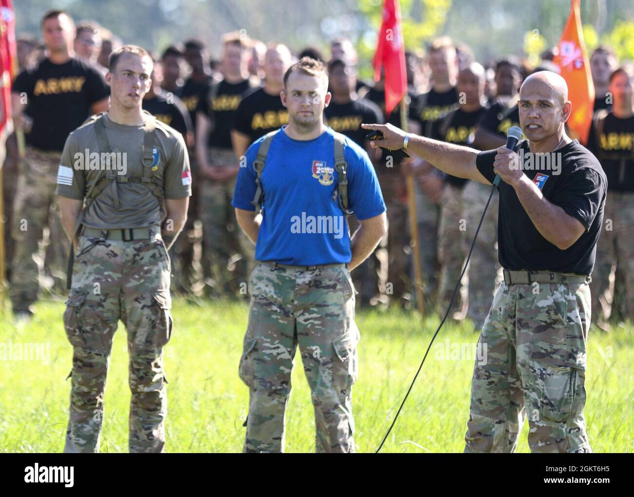 Command Sgt. Maj. Jaime Lopez, the senior enlisted advisor of the 2nd ...