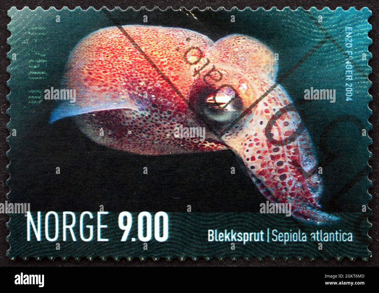 NORWAY - CIRCA 2004: a stamp printed in the Norway shows Atlantic ...