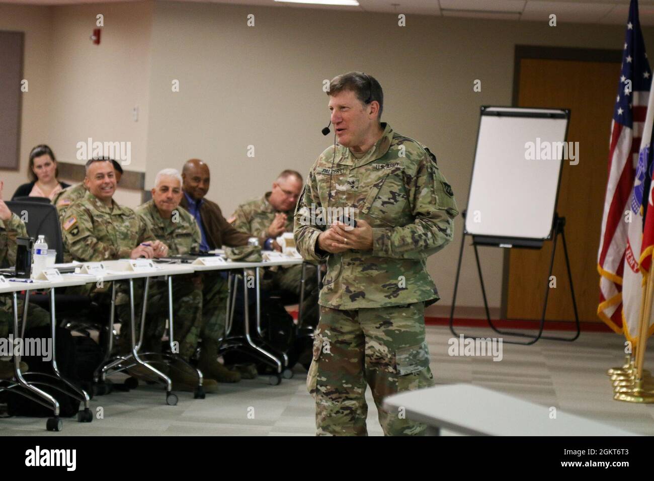 Major Gen. Mark Palzer, commanding general, 99th Readiness Division ...