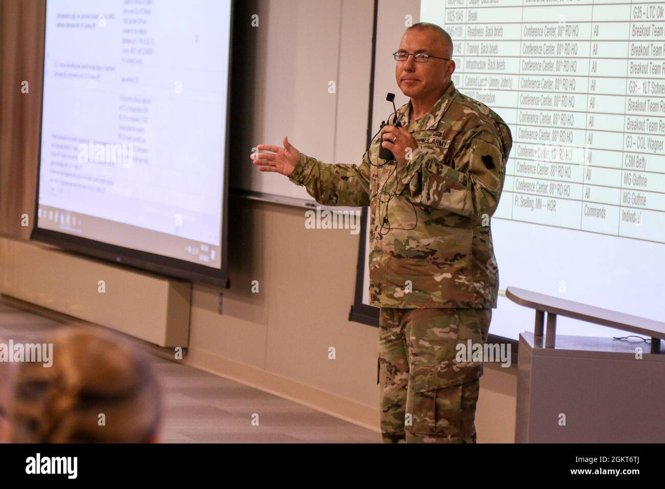 Colonel Bob Wagner, operations officer, 88th Readiness Division ...