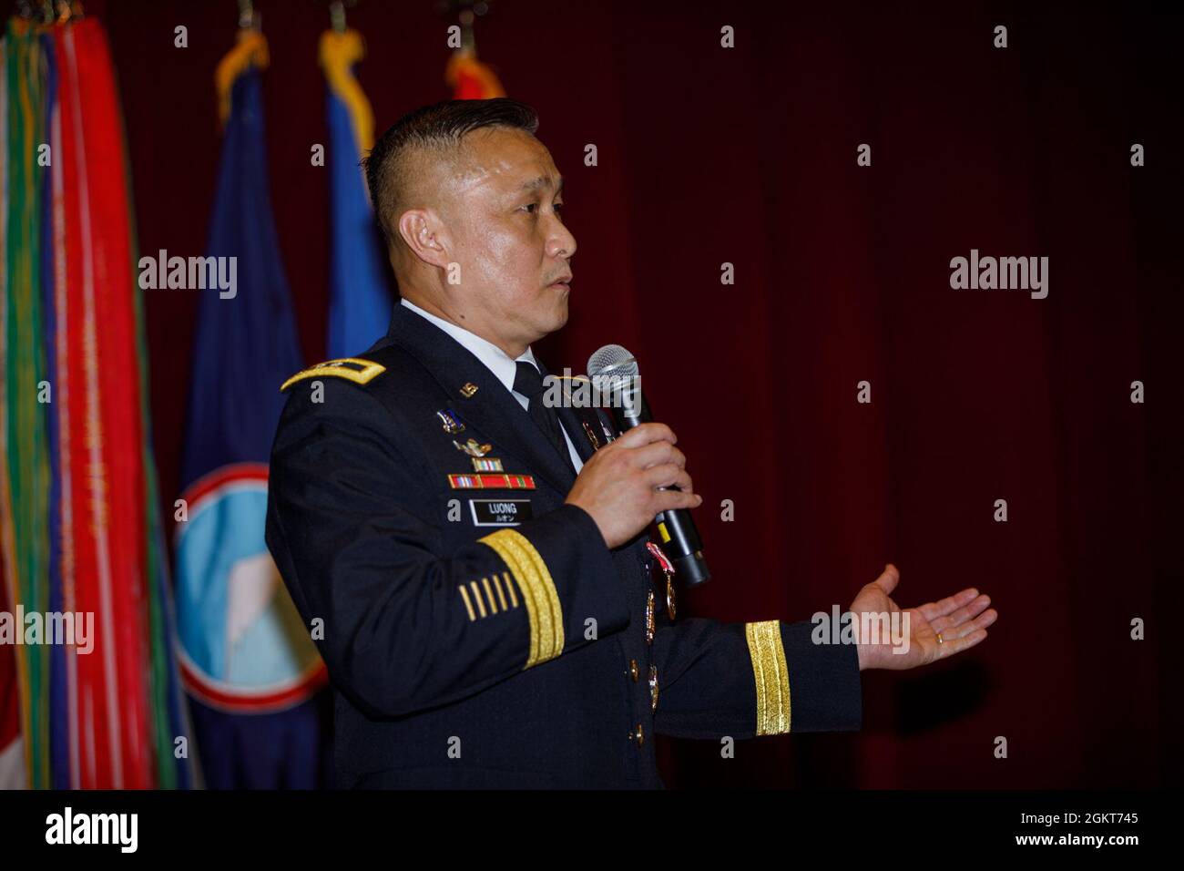 Maj. Gen. Viet X Luong's retirement ceremony took place at Camp Zama ...