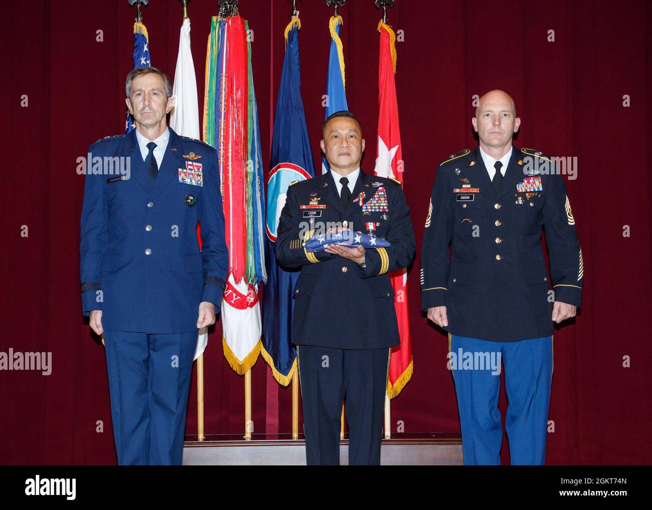 Maj. Gen. Viet X Luong's retirement ceremony took place at Camp Zama ...