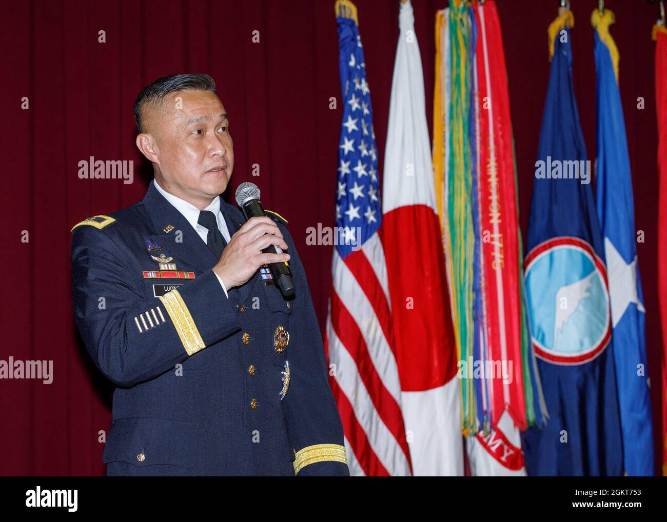 Maj. Gen. Viet X Luong's retirement ceremony took place at Camp Zama ...