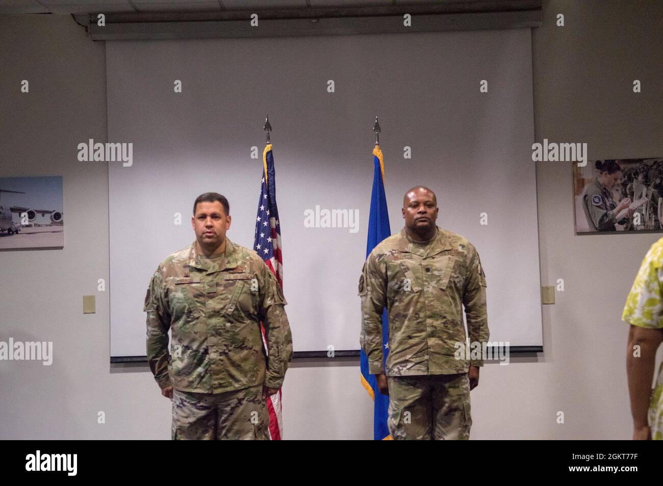 U.S. Air Force Col. Joseph Vanoni, 43rd Air Mobility Operations Group ...