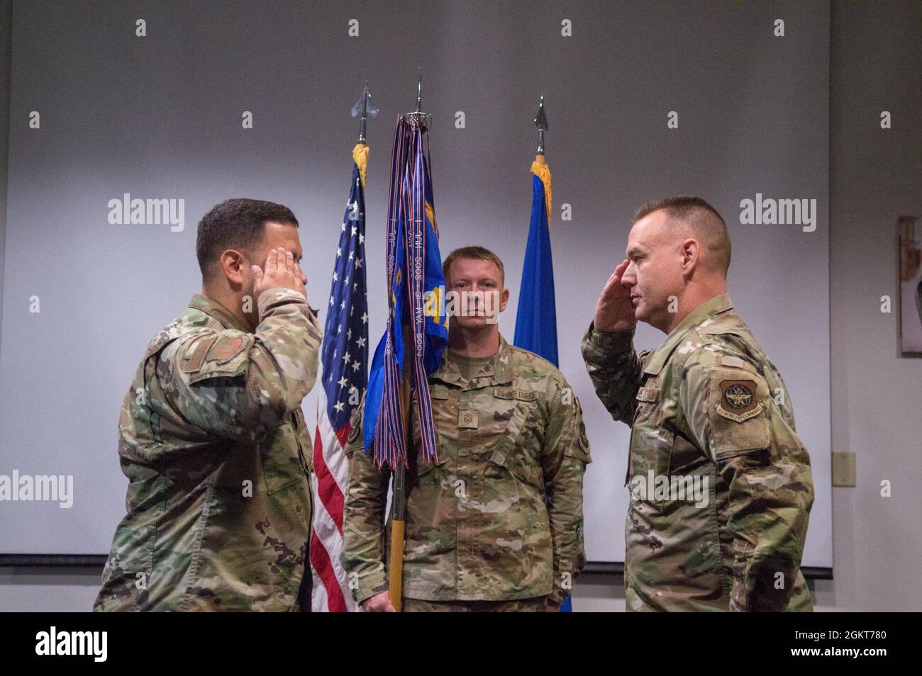 U.S. Air Force Col. Joseph Vanoni, 43rd Air Mobility Operations Group ...